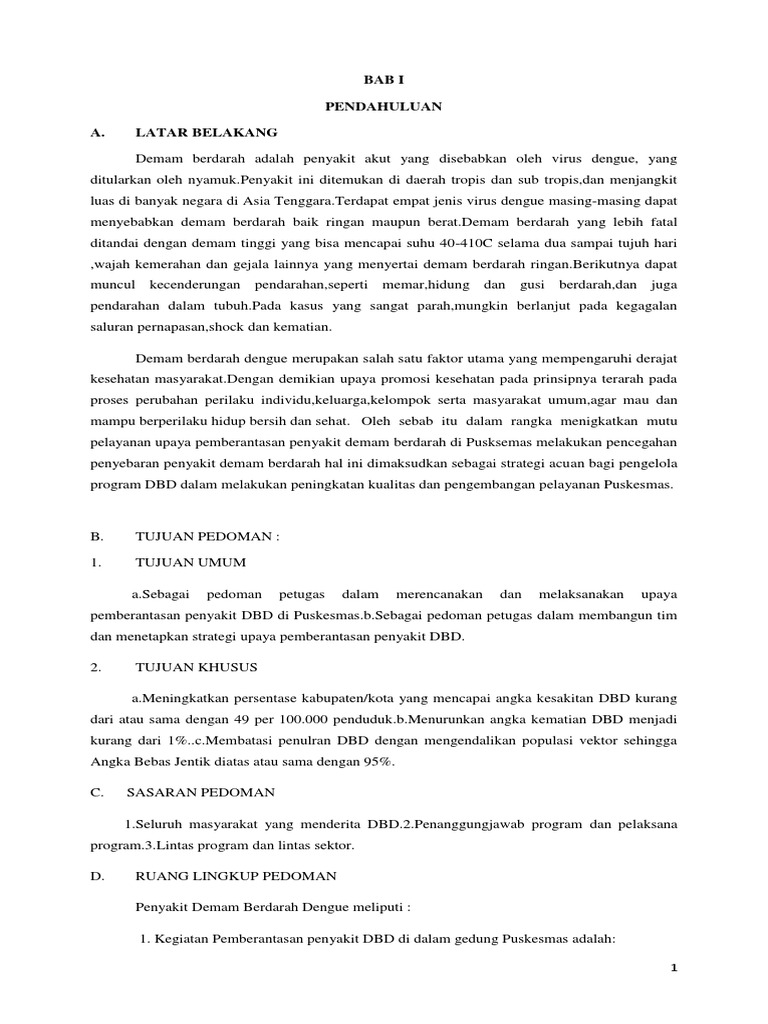 Pedoman Internal p2 DBD 2019 | PDF