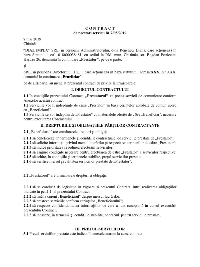 Contract de Parteneriat Linella | PDF