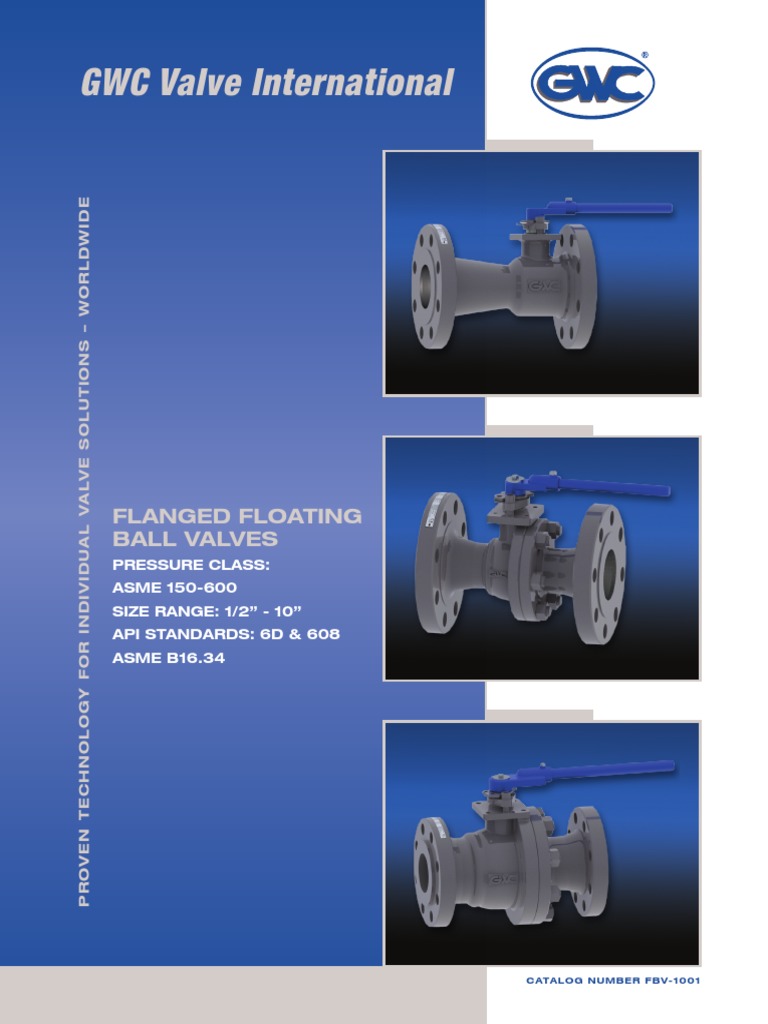 Flanged Floating Ball Valves PDF | PDF | Valve | Mechanical Engineering