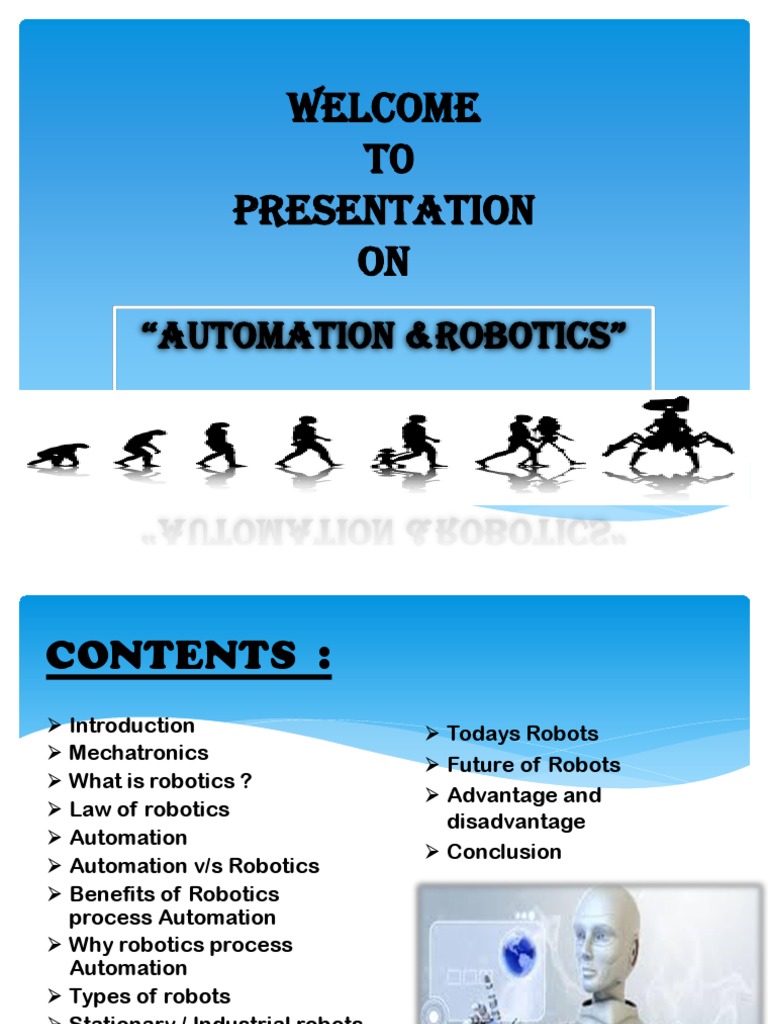 Automation and Robotics | PDF | Automation | Robotics