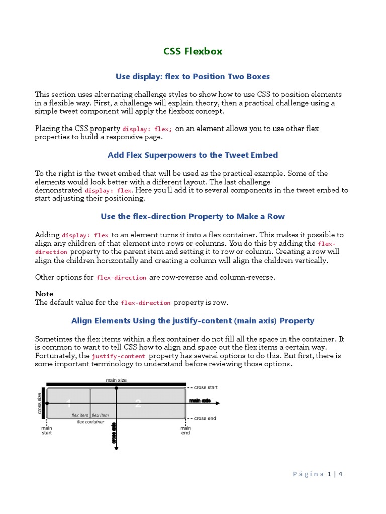 CSS Flexbox: Use Display: Flex To Position Two Boxes | Download Free ...