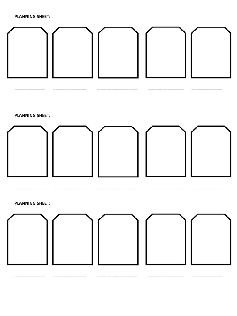 Planning Sheet | PDF