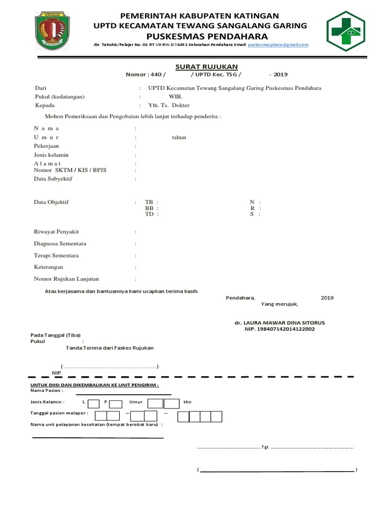 Surat Rujukan 1 | PDF