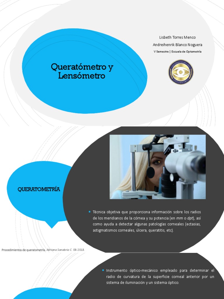 Queratómetro y Lensómetro | PDF | Córnea | Óptica