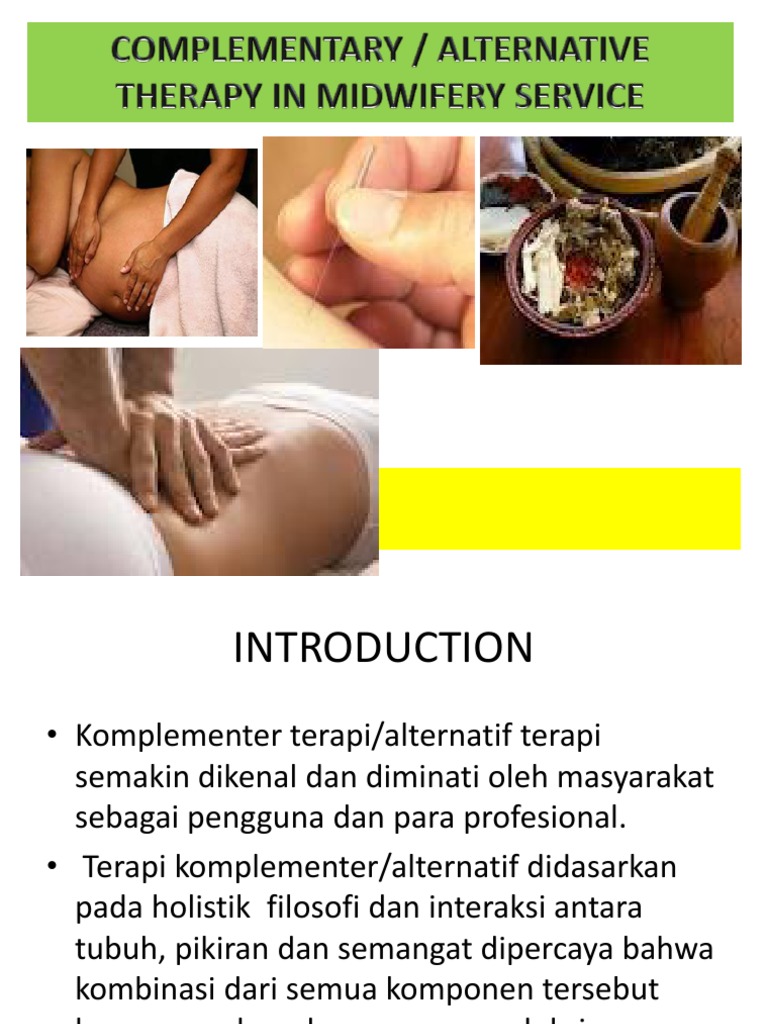 Konsep Terapi Komplementer Dalam Kebidanan | PDF