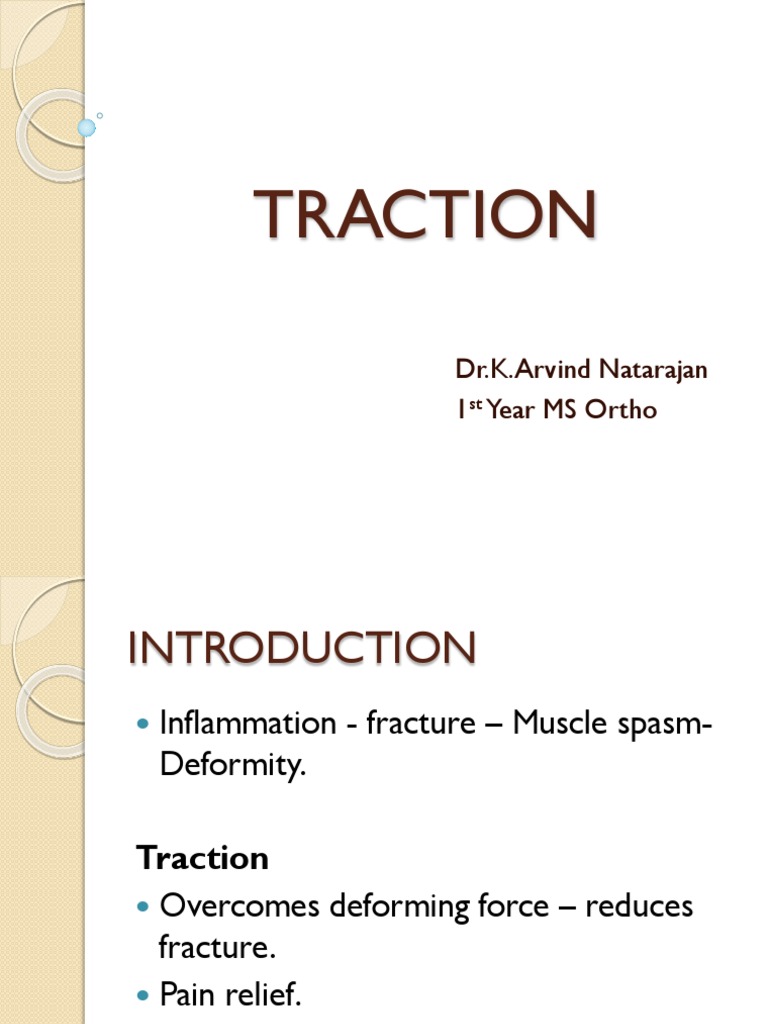 Fixed Traction | PDF | Anatomical Terms Of Location | Musculoskeletal ...