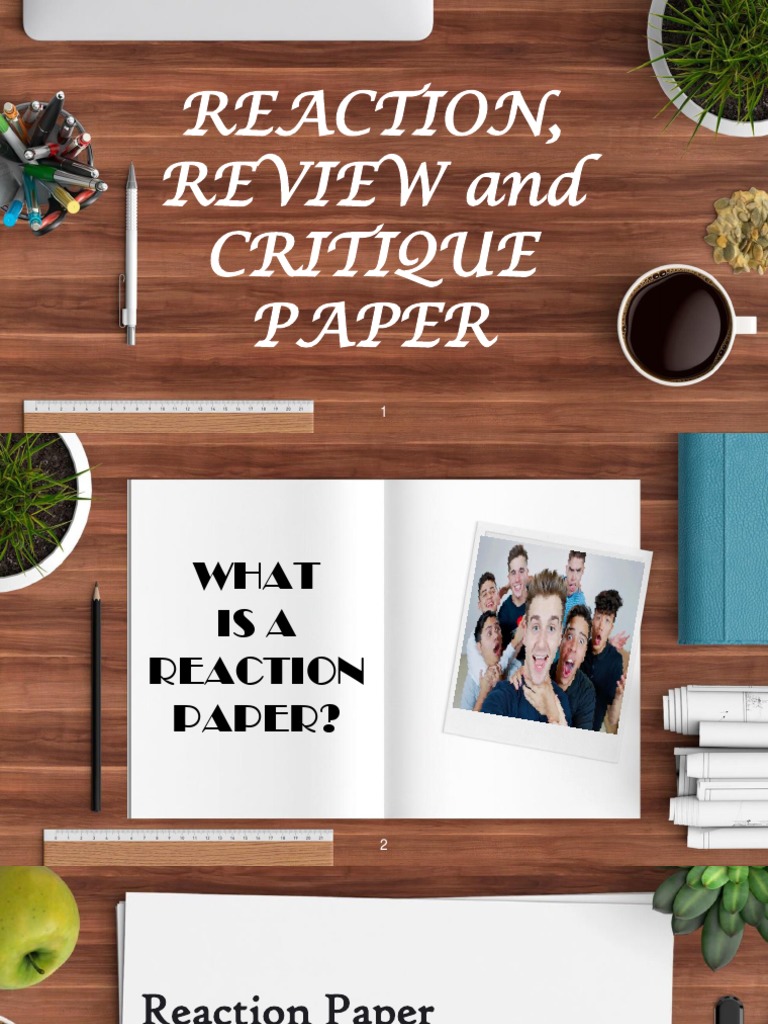Reaction, Review and Critique Paper | PDF | Evaluation | Epistemology