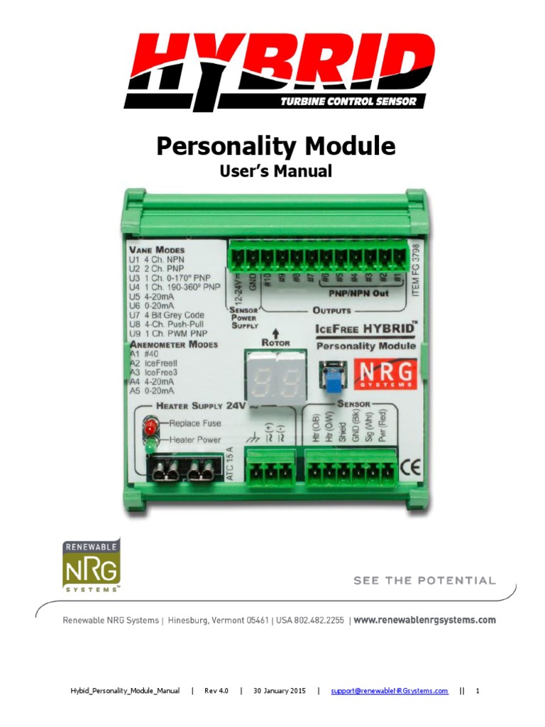 Personality Module: User's Manual | PDF | Bipolar Junction Transistor ...