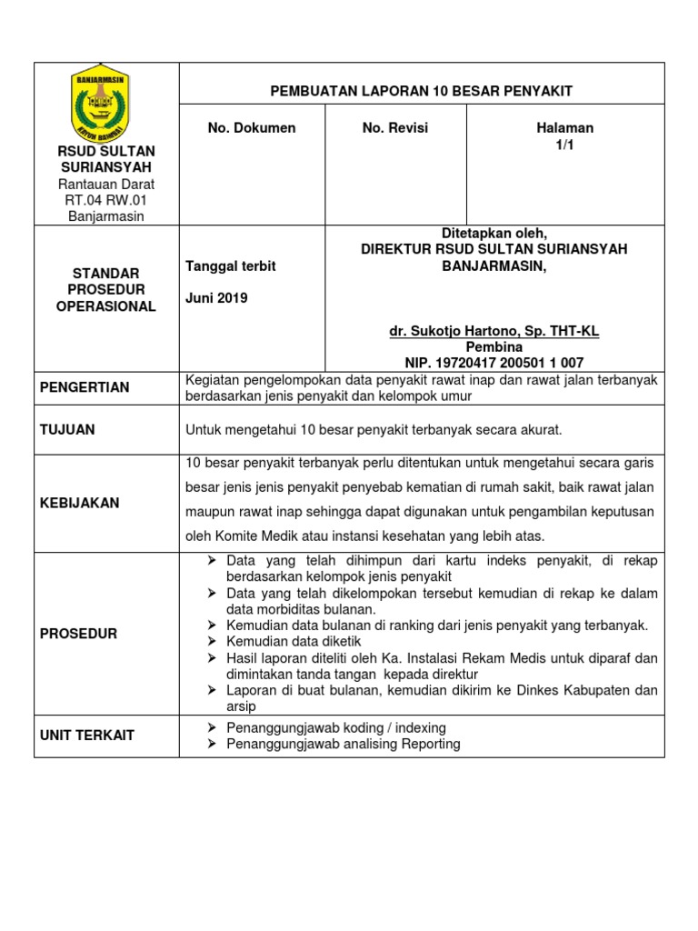 SPO 10 Besar Penyakit | PDF