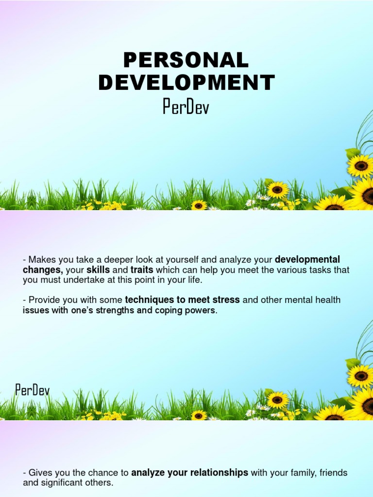 Personal Development | PDF