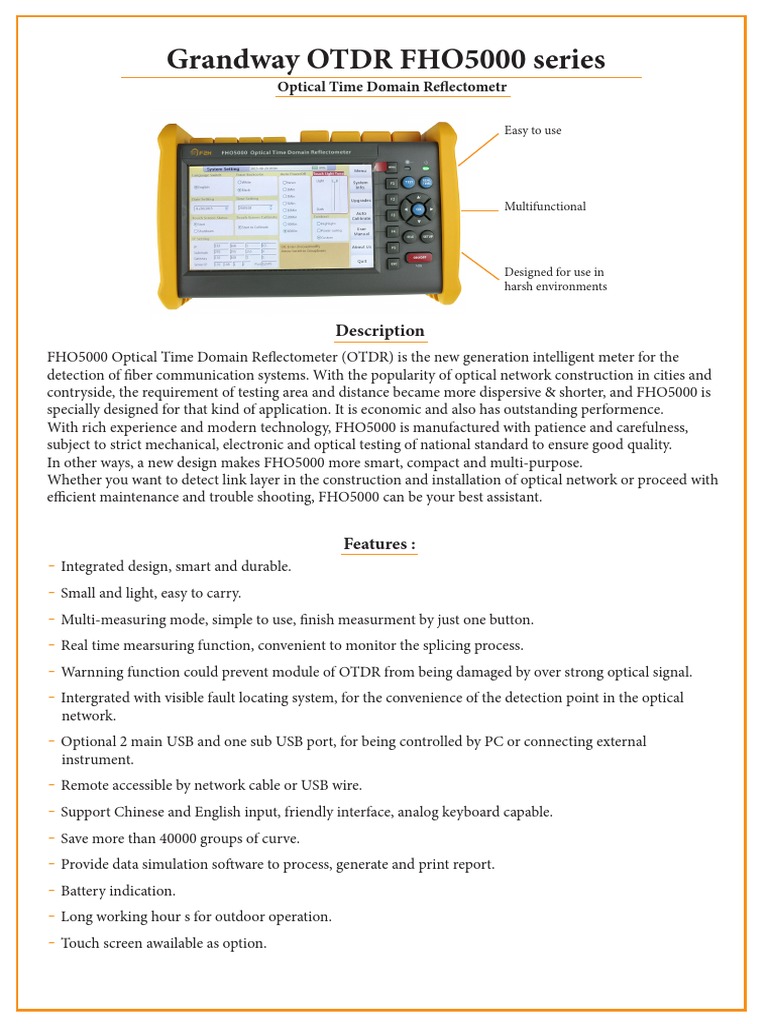 Fiber Network Testing Tool | PDF | Optical Fiber | Computer Network