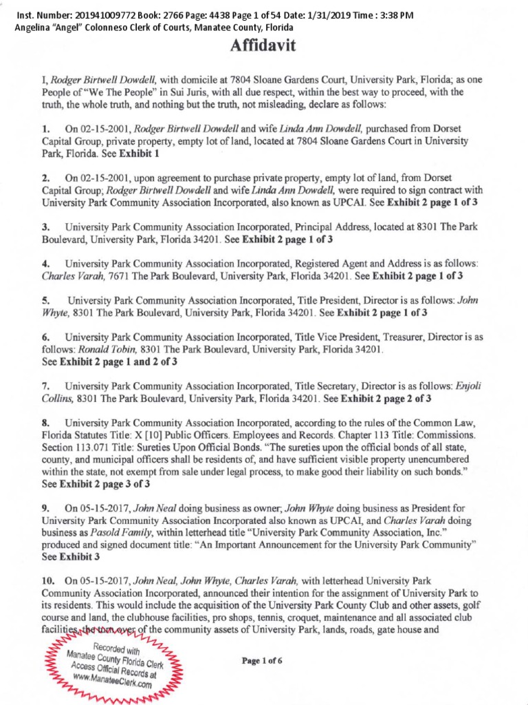 01-31-2019 Affidavit Original SCLGJ Sealed | PDF | Grand Jury | Law