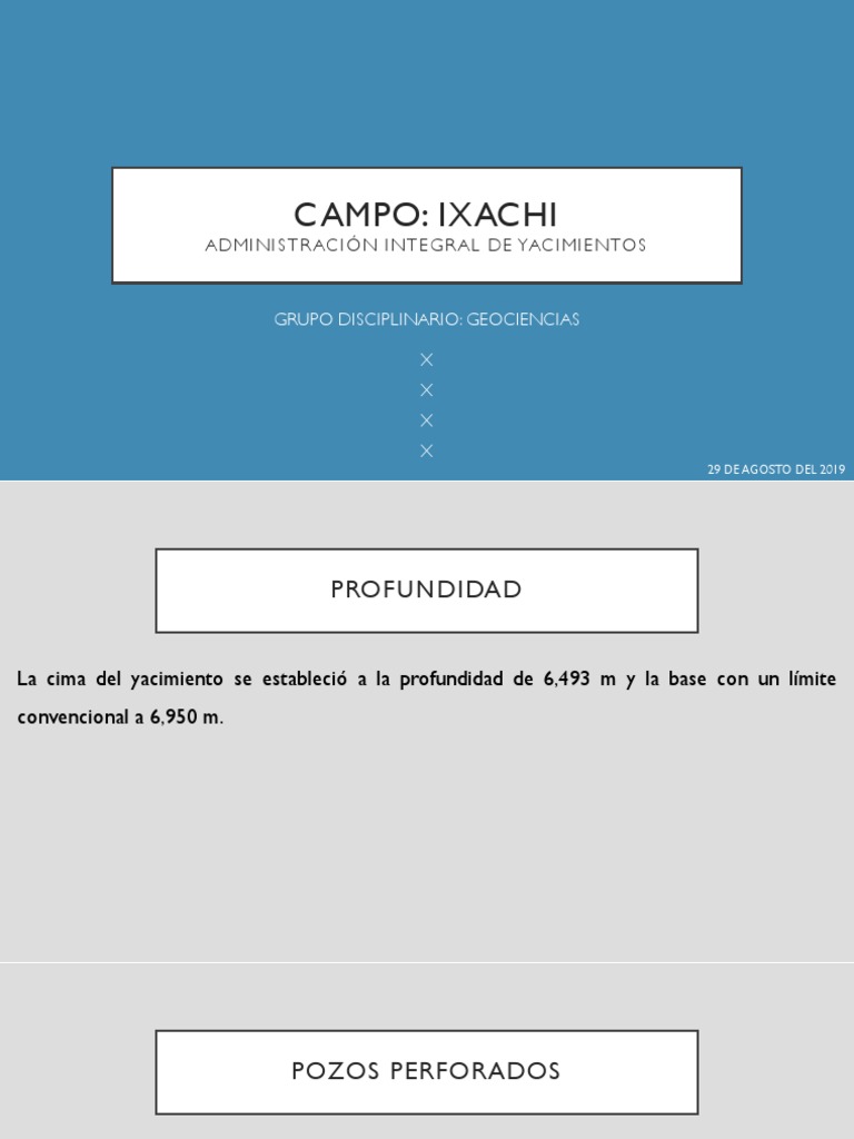 Campo Ixachi (Geociencias) | PDF