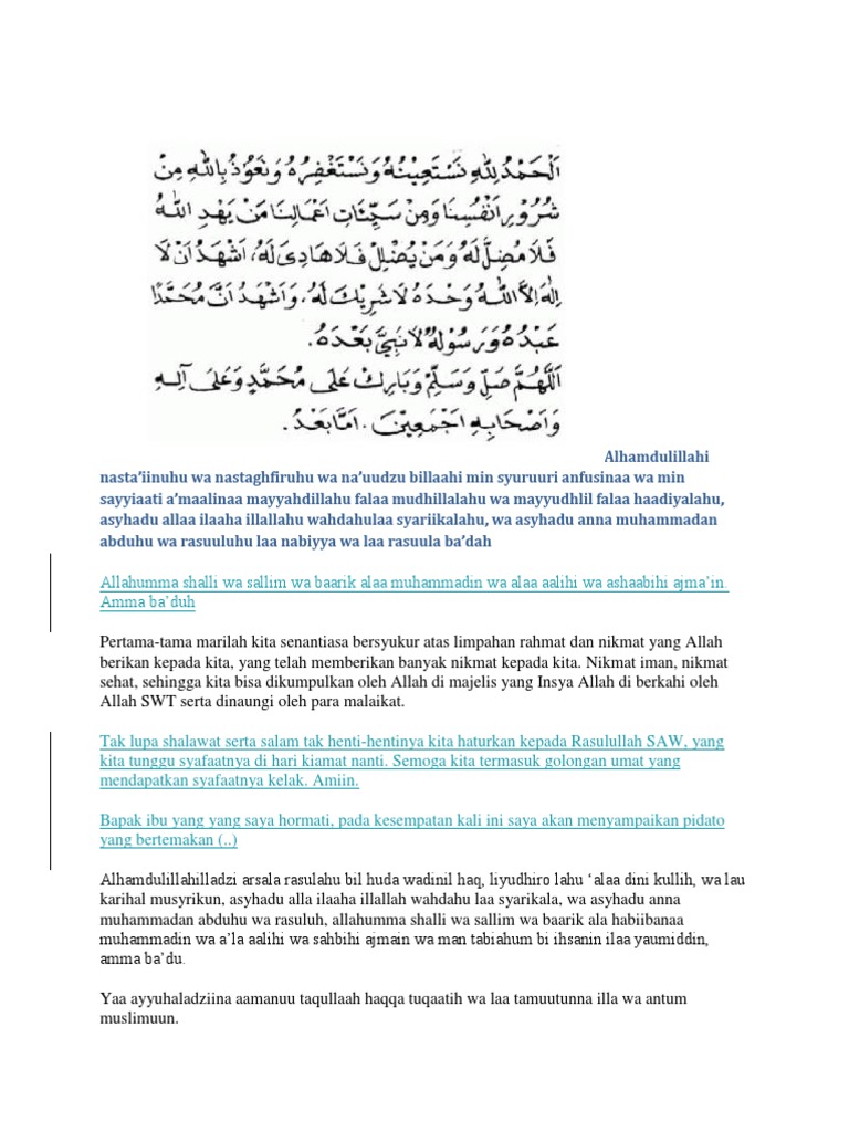 Doa Pembuka | PDF