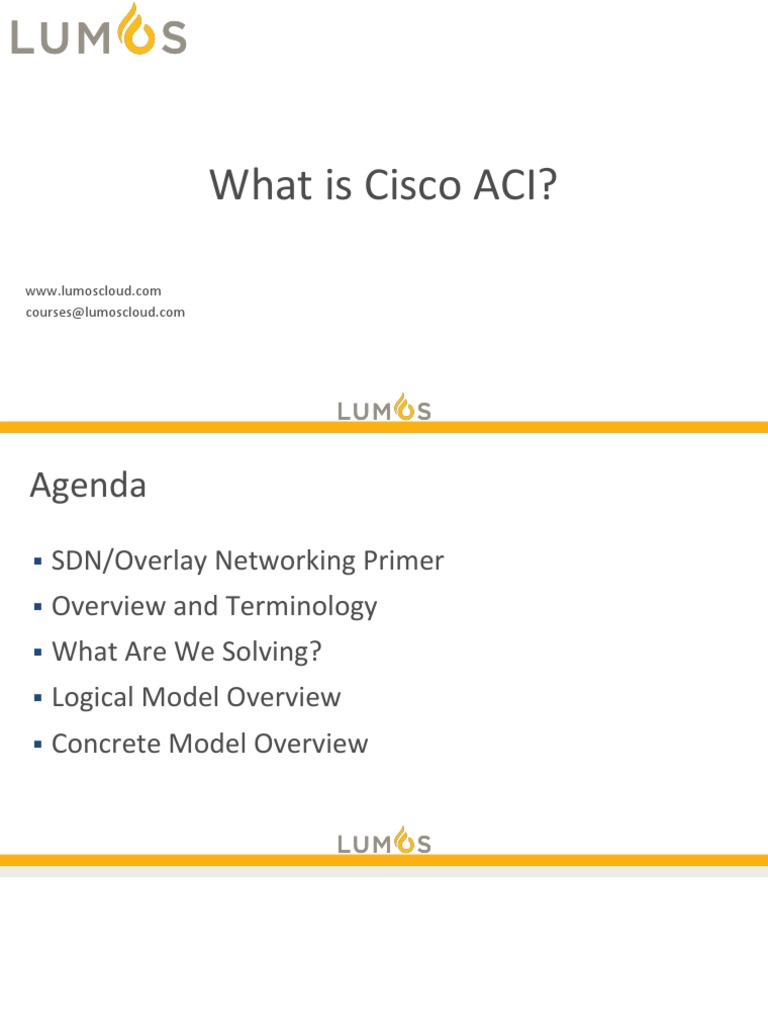 M01 - What Is Cisco ACI PDF | PDF | Firewall (Computing) | Computer Network