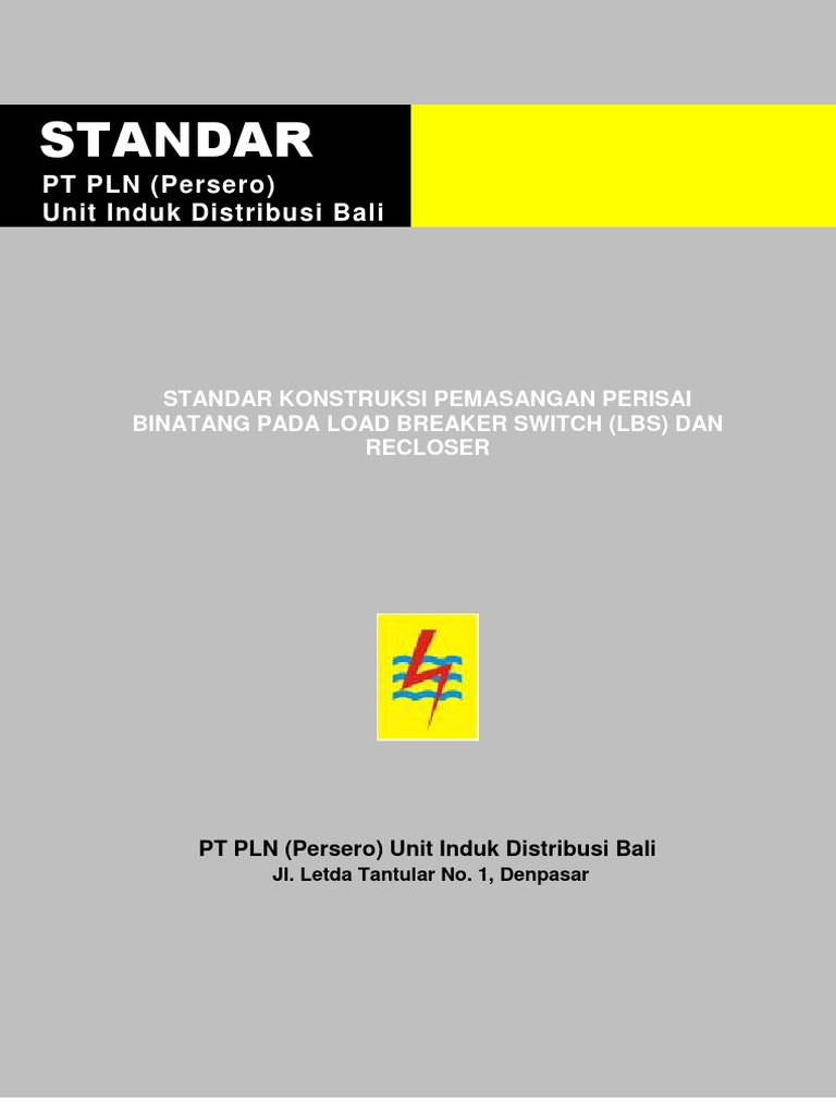 Standar Konstruksi LBS Dan Recloser | PDF