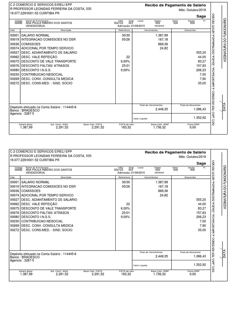 Emissão de Holerite | PDF