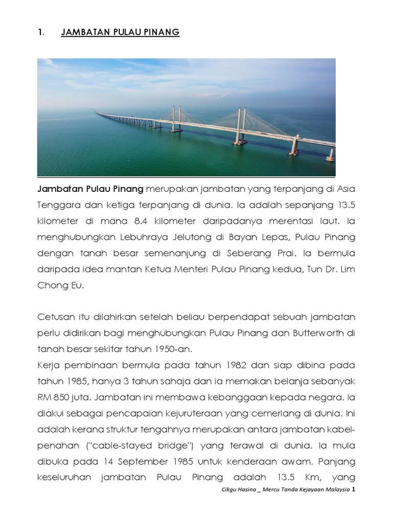 Sejarah Mercu Tanda | PDF