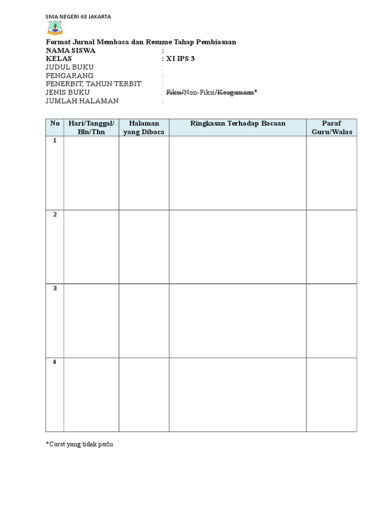 Format Literasi | PDF