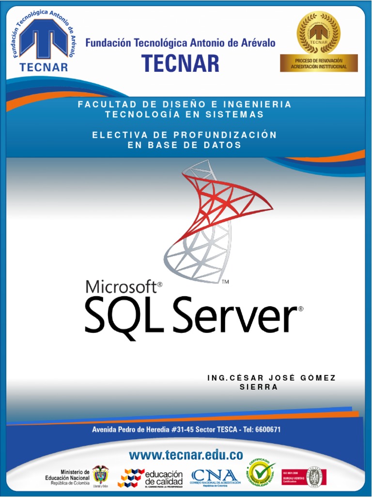 Base de Datos Modulo | PDF | Servidor SQL de Microsoft | SQL