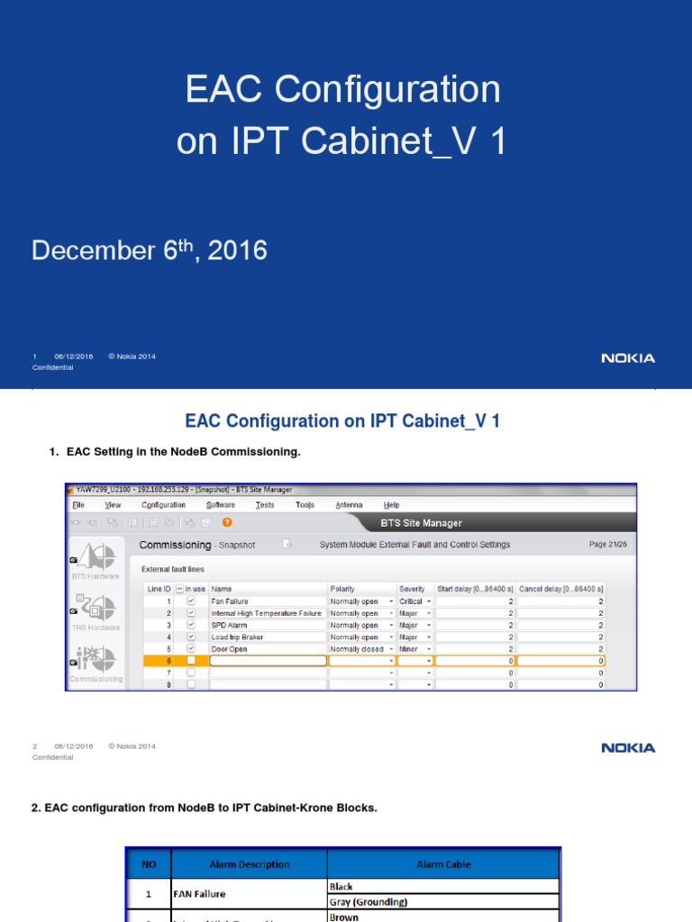 EAC Configuration For IPT Mini Cabinet - V 1 | PDF | Home & Garden ...