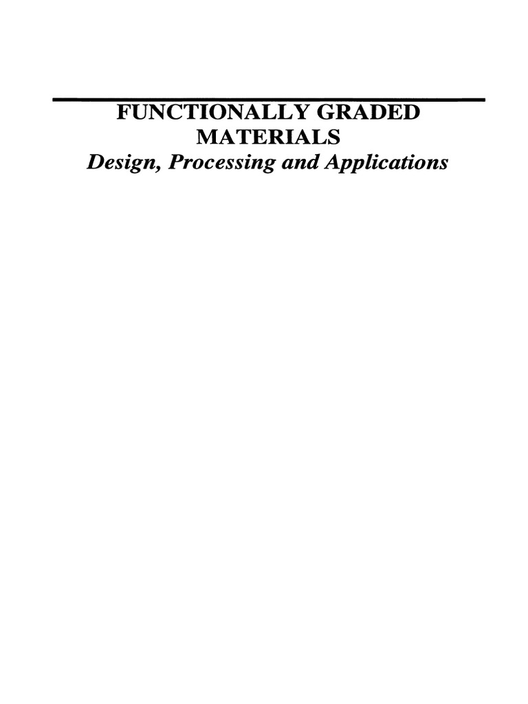 Functionally Graded Materials Design Pro | PDF | Bone | Plant Stem
