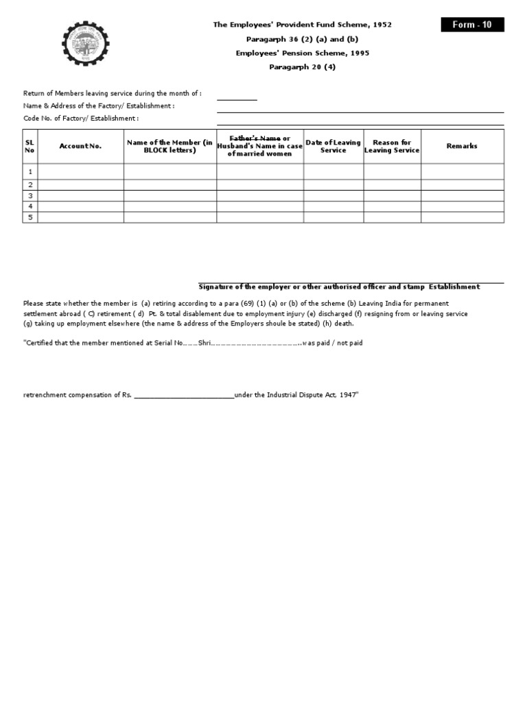 Employee Departure Report for the Month of [MONTH] from [COMPANY NAME ...