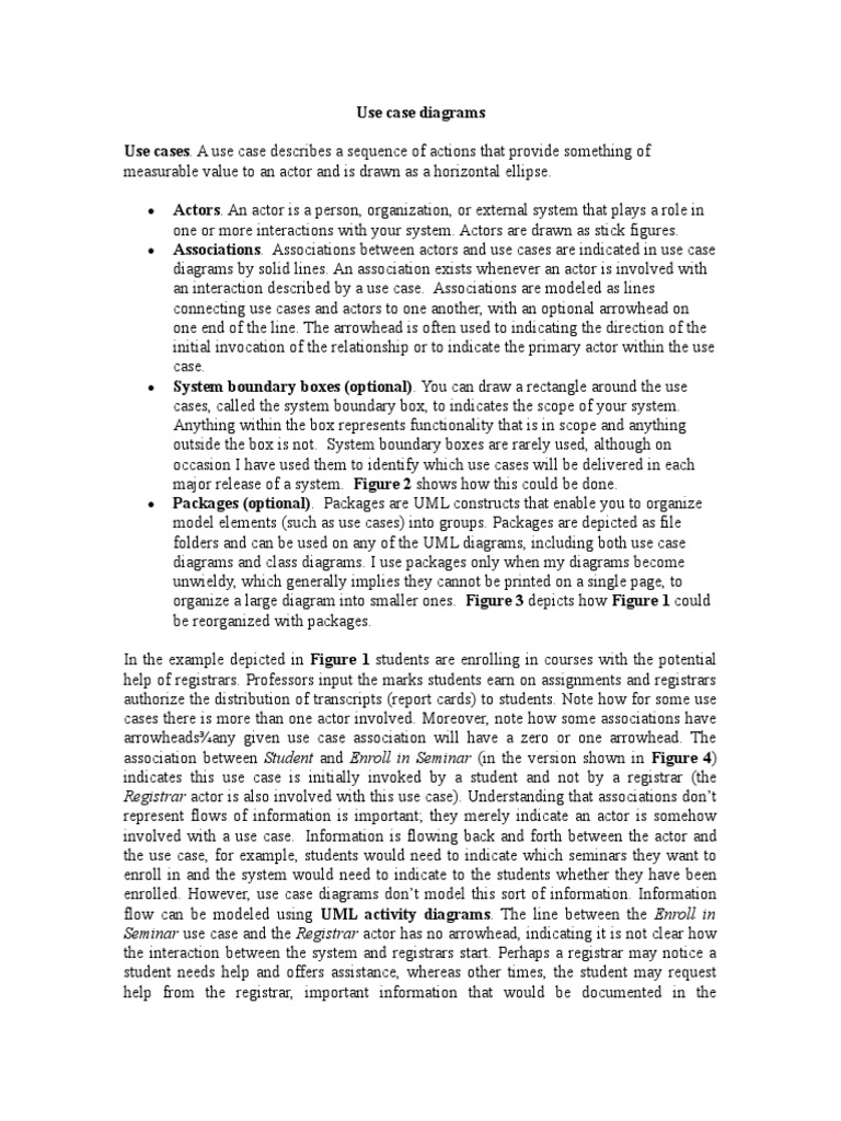 Use Case Diagrams | Download Free PDF | Use Case | Software Engineering