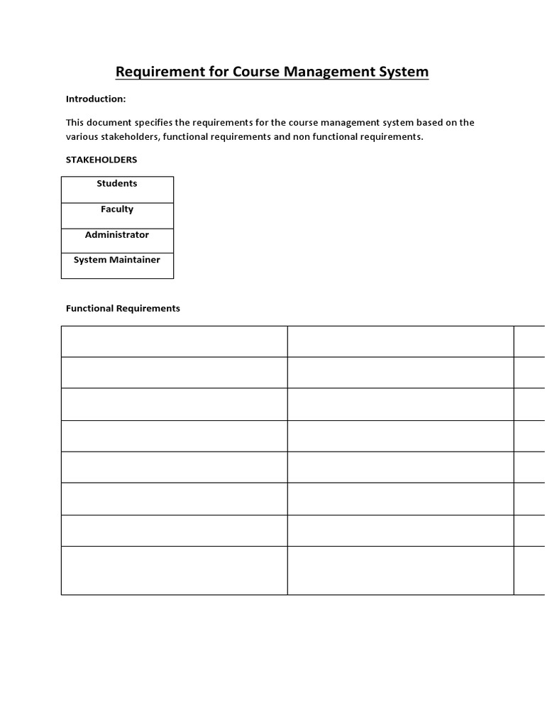 Requirement Cms | PDF | Information Management | Software Engineering