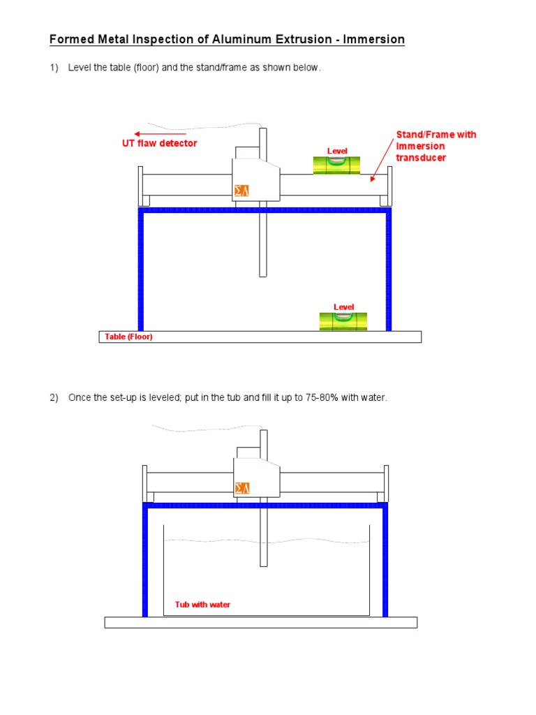 UT of Immersion Test of Extrusion | PDF | Telecommunications ...