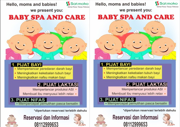 Brosur Baby Spa and Care | PDF