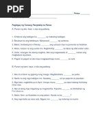 Salitang Inuulit at Salitang Tambalan (7 Worksheets) | PDF