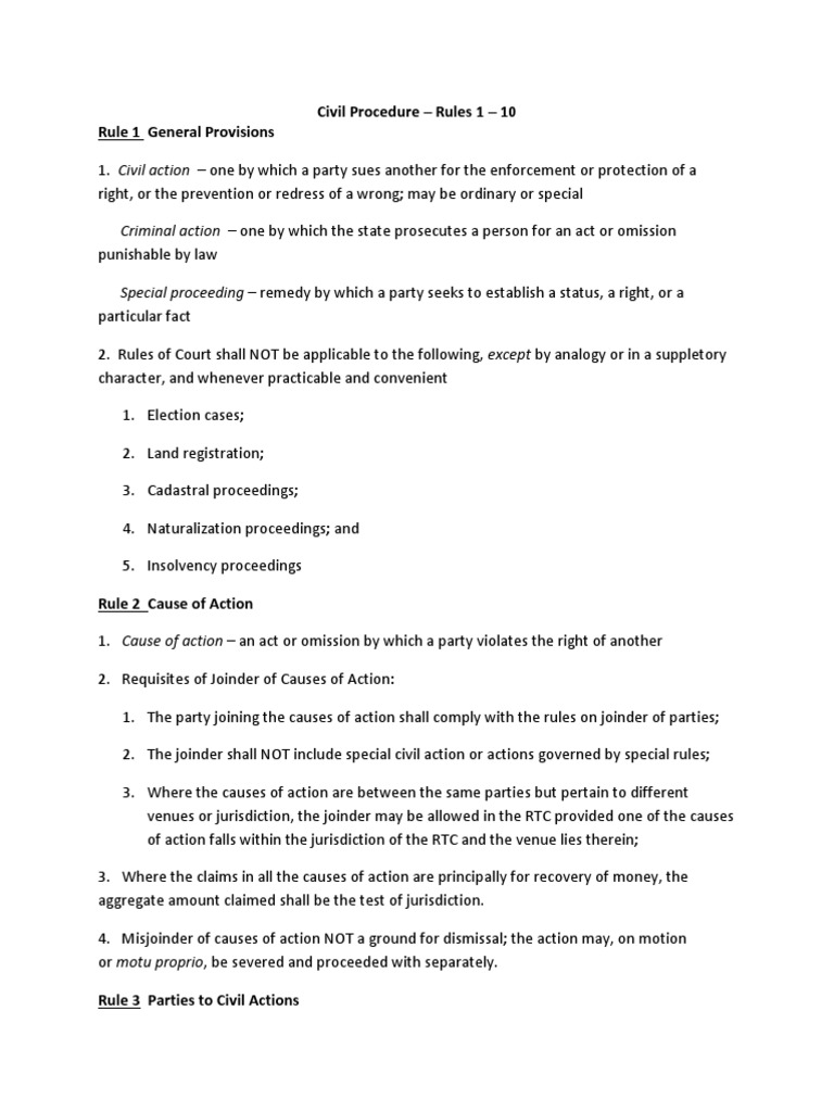 Civil Procedure | PDF | Deposition (Law) | Pleading