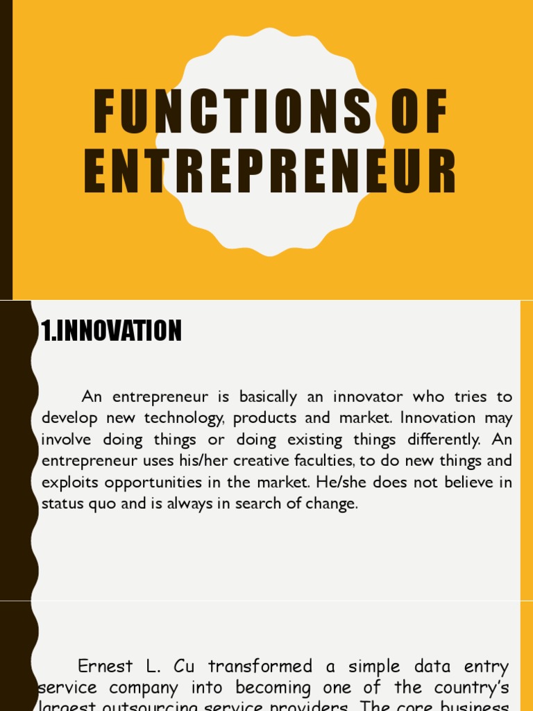 Report in Entrep | PDF | Entrepreneurship | Economies