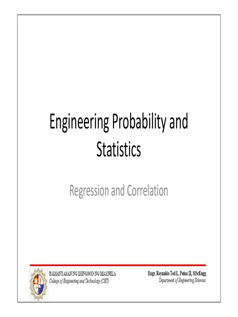 REGRESSION | PDF | Correlation And Dependence | Least Squares