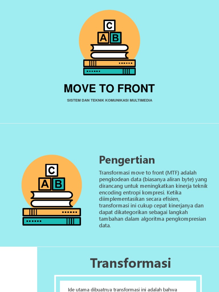 Move To Front: Sistem Dan Teknik Komunikasi Multimedia | PDF