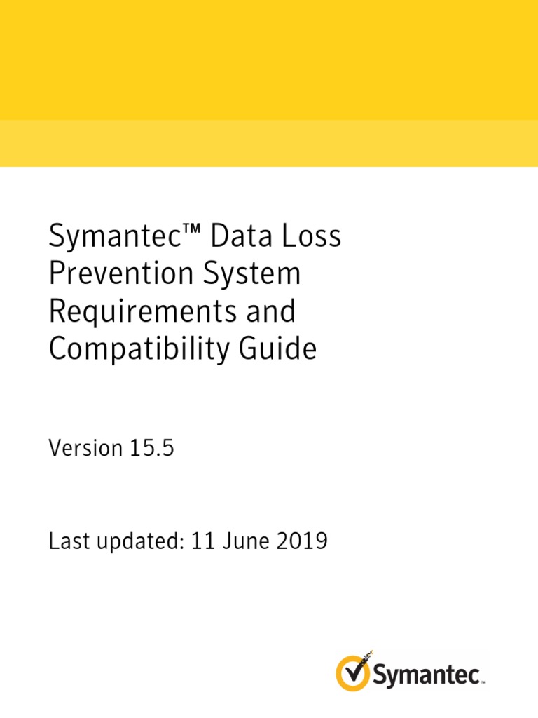 Symantec DLP 15.5 System Requirements Guide | PDF | Network Interface ...