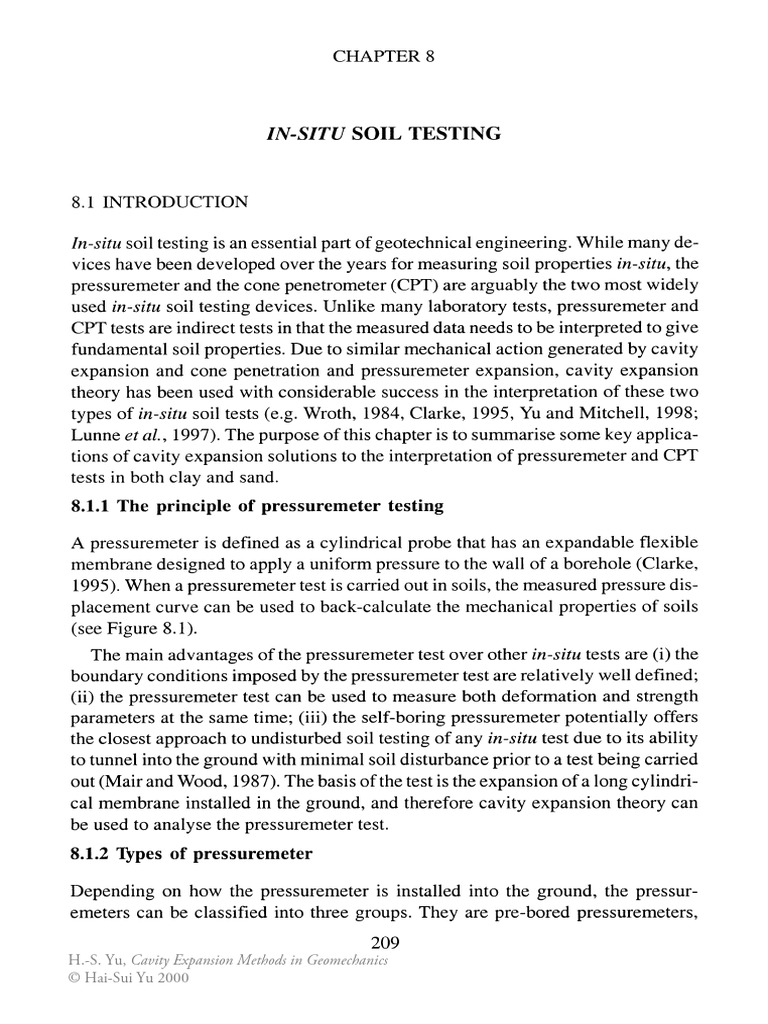 In-Situ Soil Testing | PDF | Friction | Mechanical Engineering