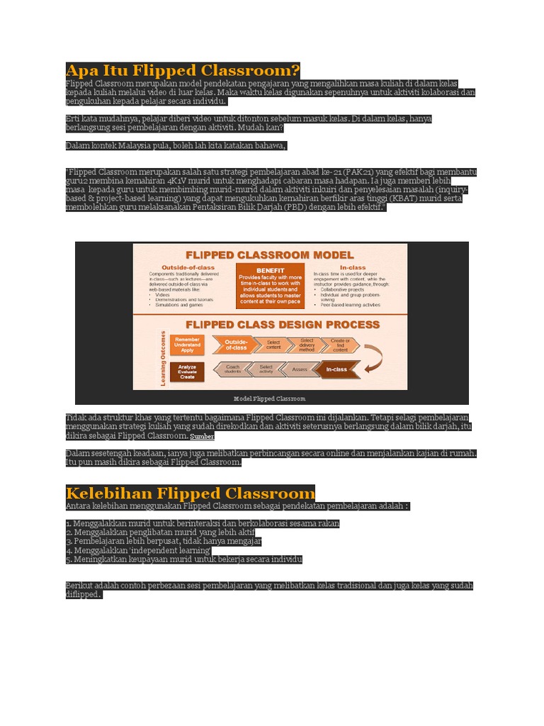 Apa Itu Flipped Classroom Pdf