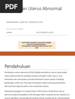 PPK Perdarahan Uterus Abnormal (PUA) | PDF