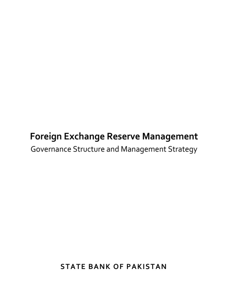 Foreign Exchange Reserve Management Governance Structure | PDF ...