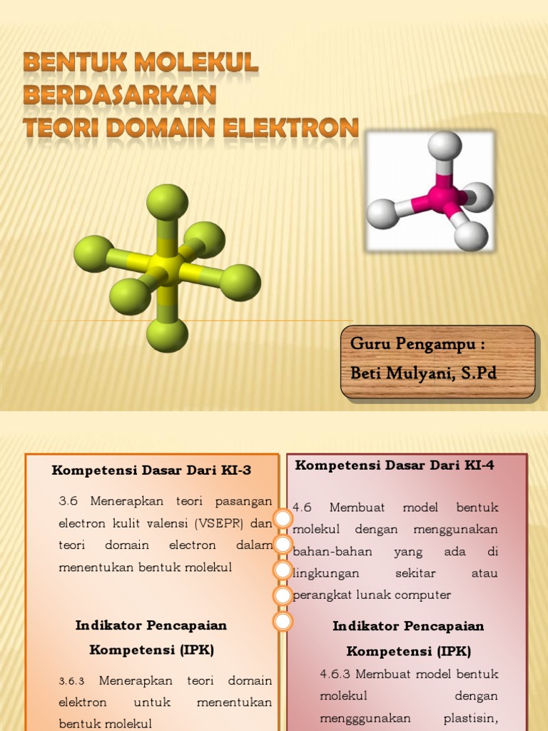 Model Bentuk Molekul dengan Plastisin | PDF | Sains & Matematika