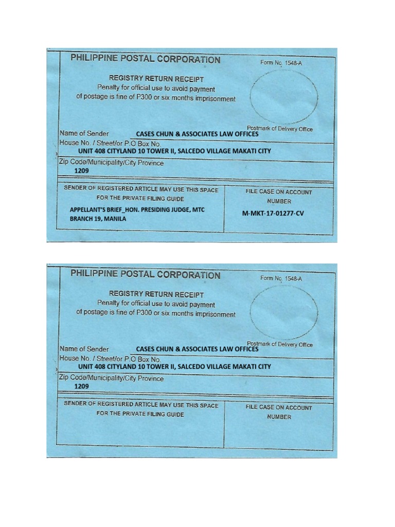 Registry Return Card | PDF | Finance & Money Management | Social Science