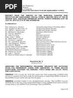 3rd Quarter NOTICE OF MEETING MDRRMC | PDF