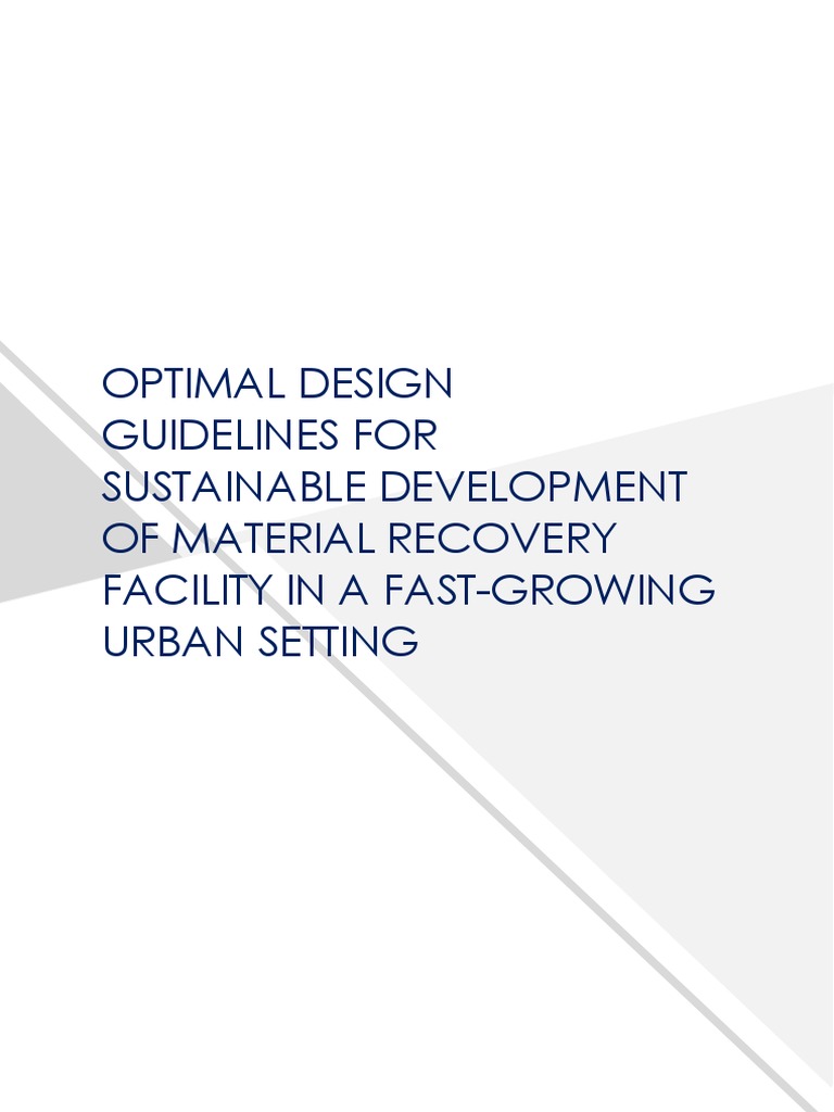 Optimal Design Guidelines of MRF | PDF | Waste