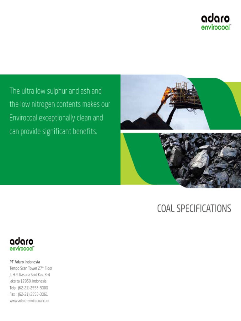 Envirocoal Coal Specs 2015 PDF | PDF | Magnesium | Oxygen