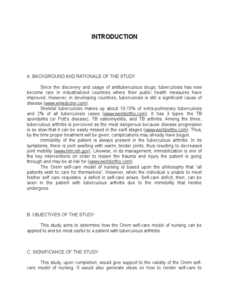 TB Nursing Case Study | PDF | Pelvis | Medicine