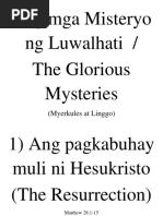 Ang Pagdarasal NG Santo Rosaryo | PDF