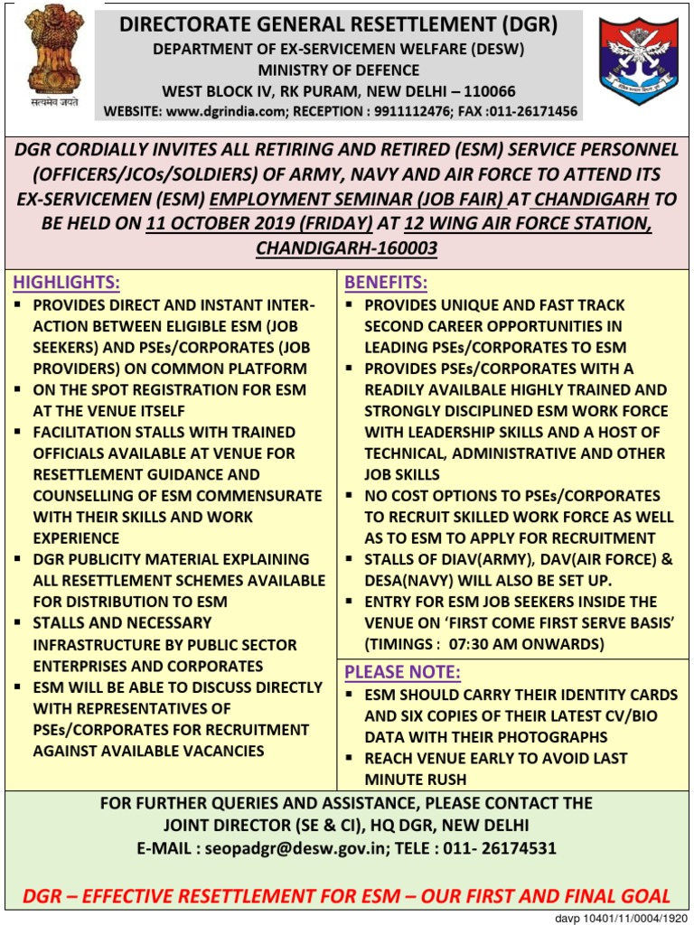 Retired Recruitment in Indian Army | PDF | Employment | Government
