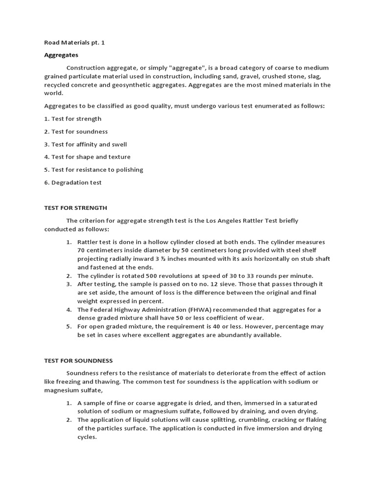 An In-Depth Look at Tests for Evaluating the Quality of Road ...